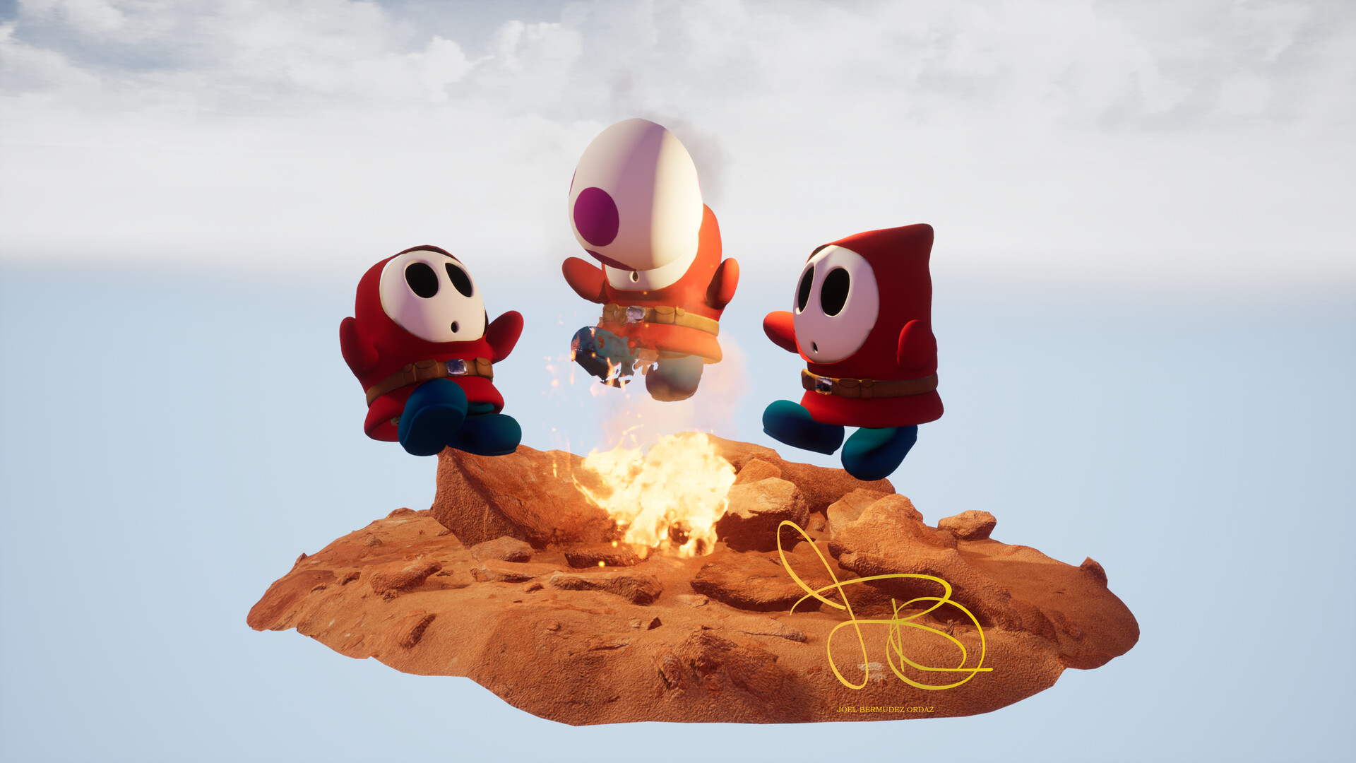 ArtStation - ShyGuys-Mariolorian