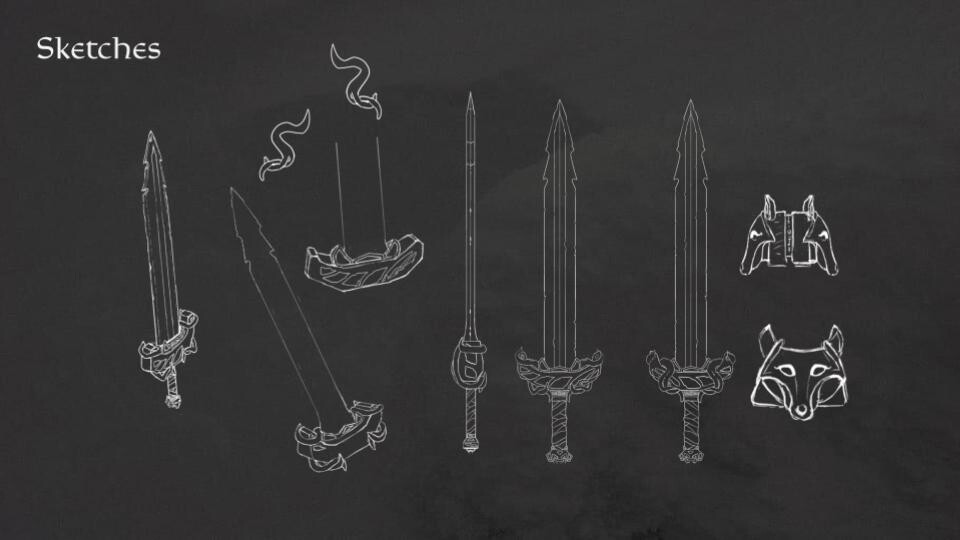 Luis Wever - Sword For Atreus (Loky) GOW inspired prop design