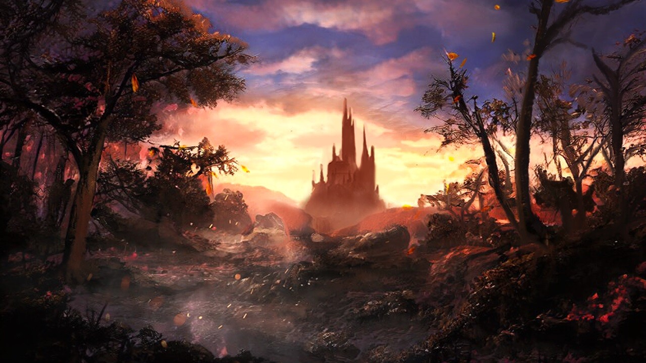 ArtStation - Castle in distance