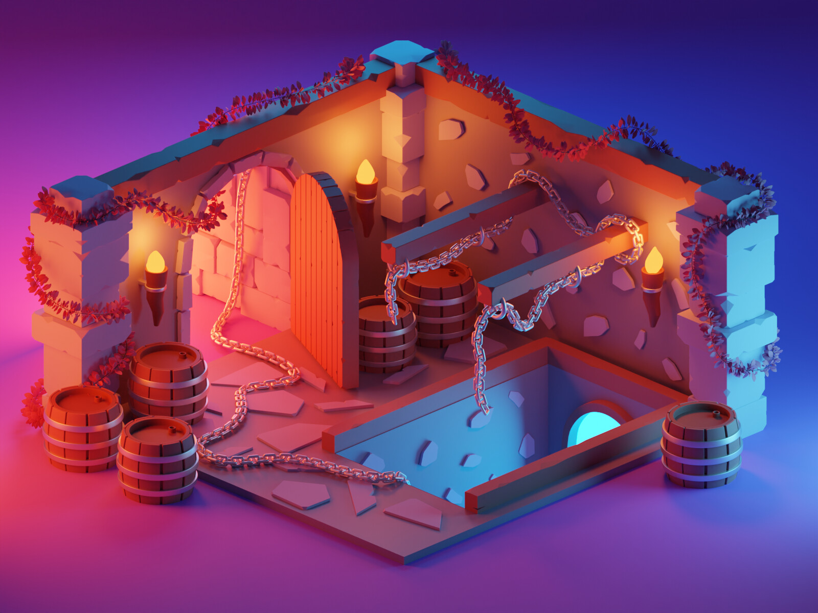 ArtStation - dungeon