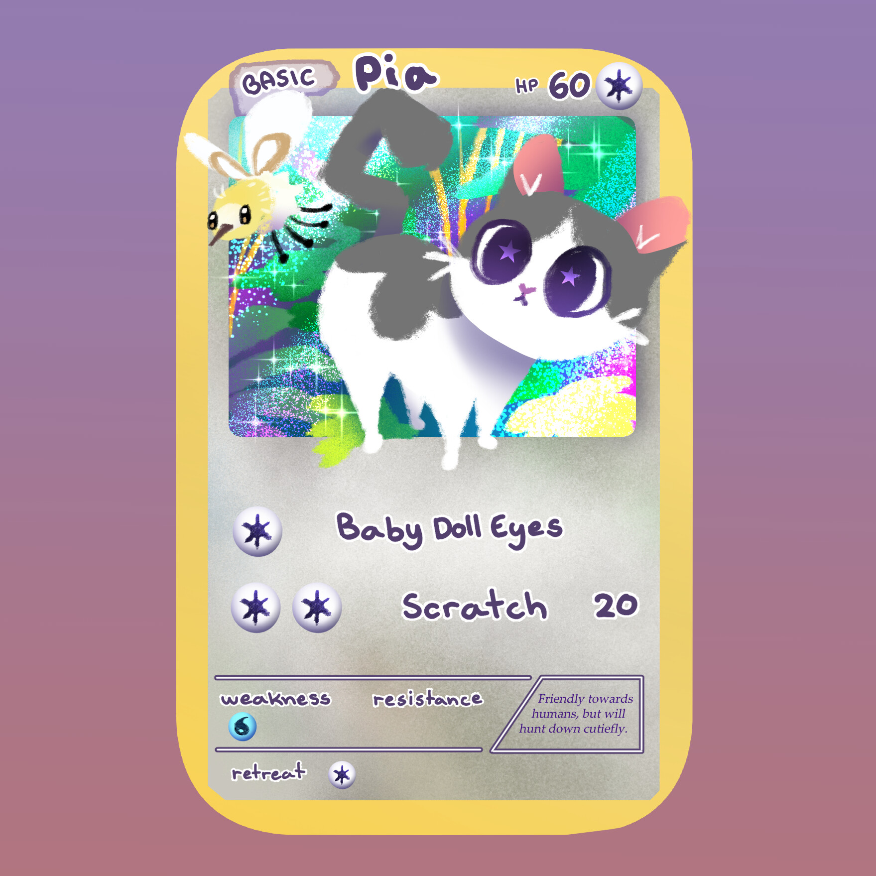 ArtStation - Pokemon card - Pia