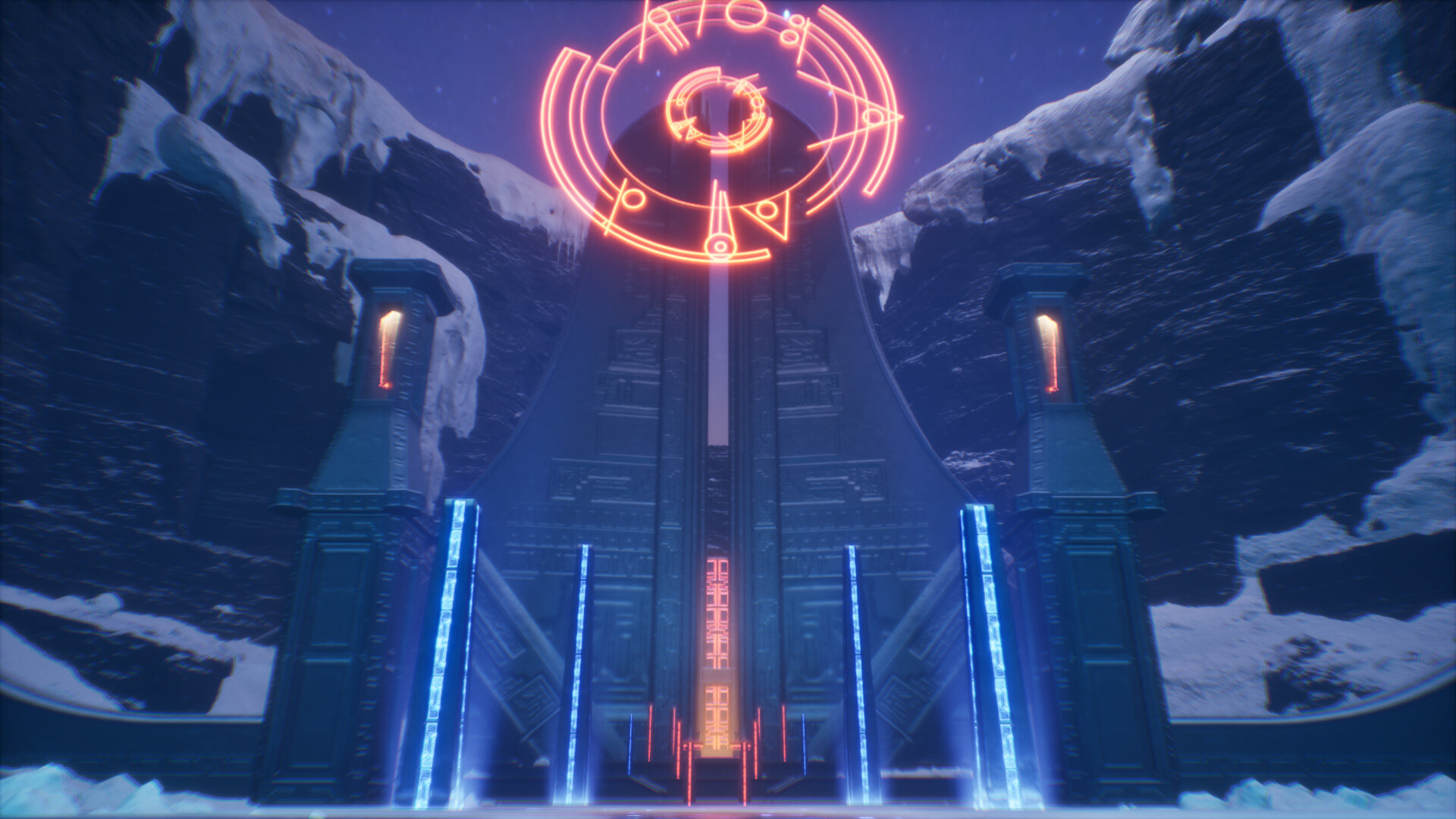 Zachary Blader - Frozen Temple Environment