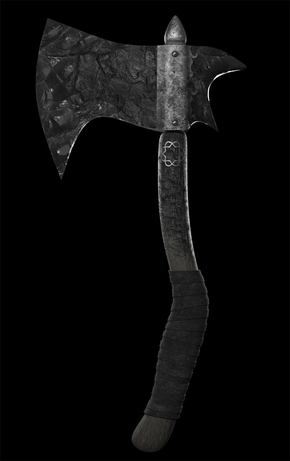 Corey Pollack - Obsidian War Axe
