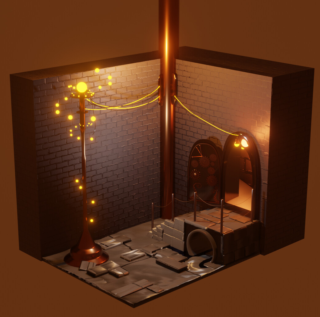 ArtStation - SteamPunk entrance
