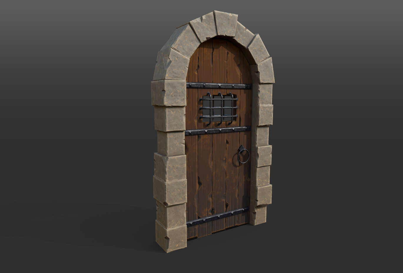 ArtStation - Stylized Tavern Door