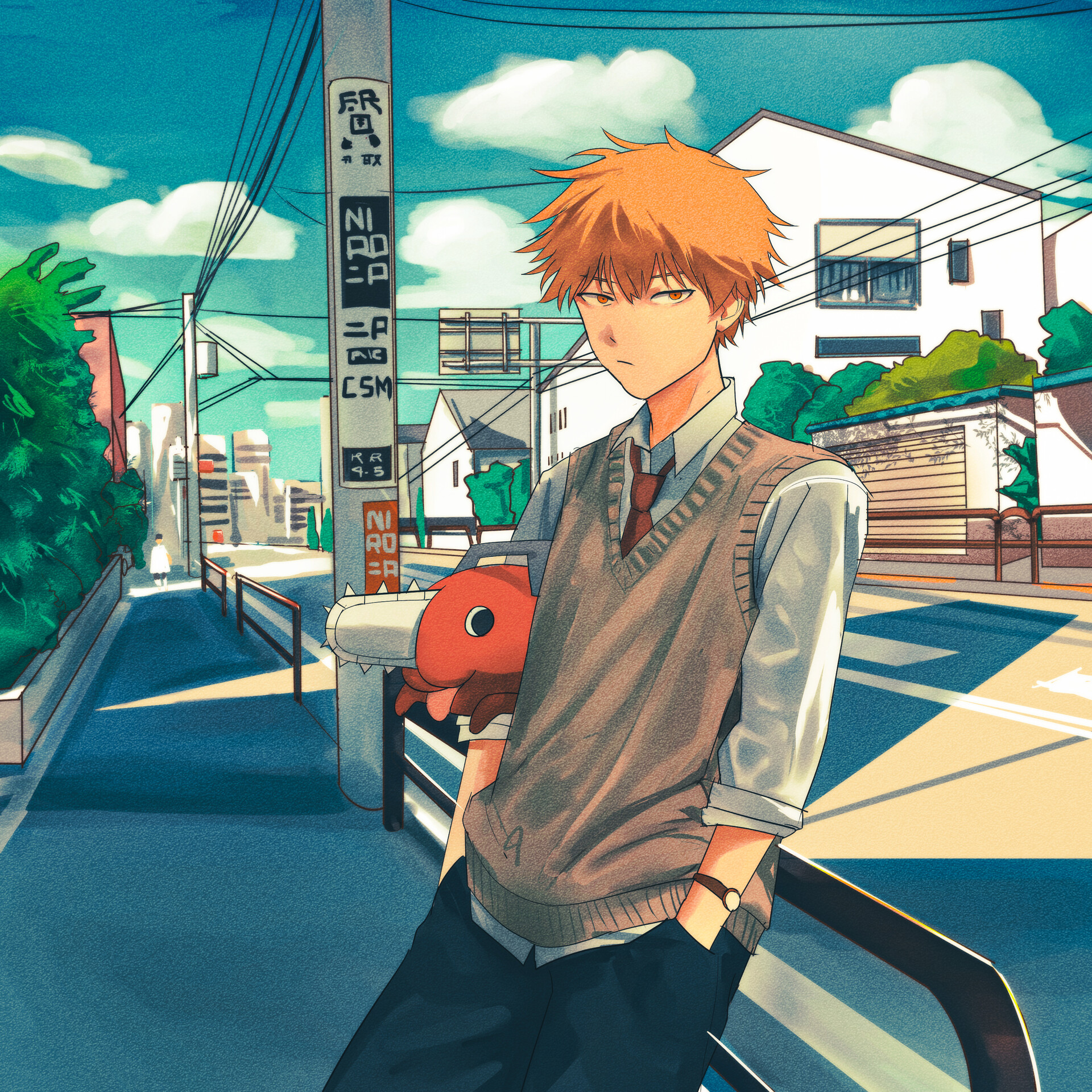 ArtStation - Denji Chainsaw man