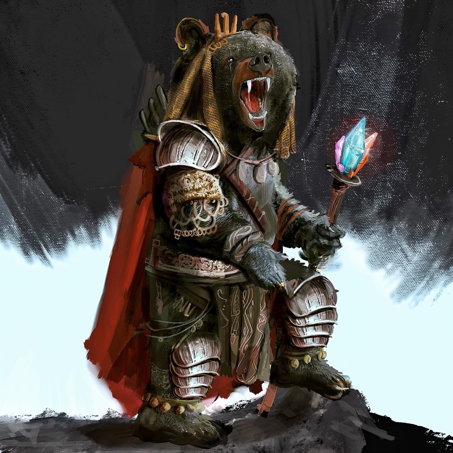 ArtStation - Jambavan from Ramayana!! #ramayan #mattepainting # ...