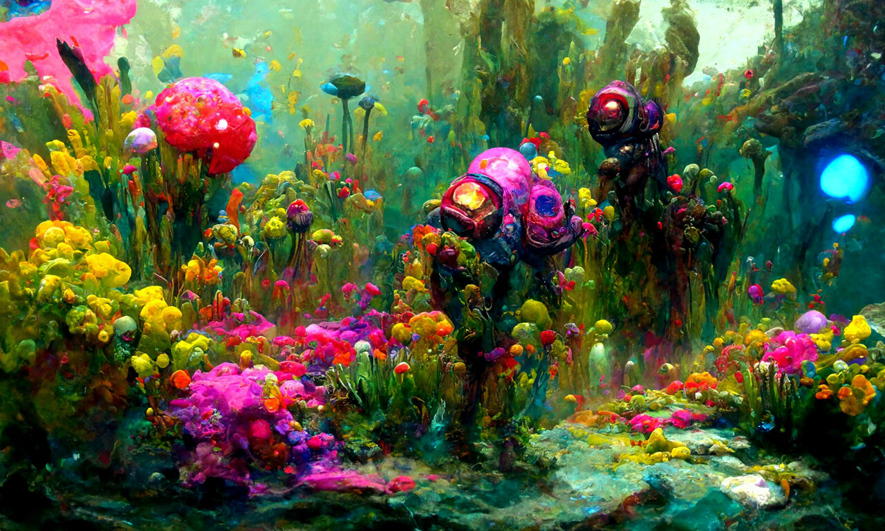 ArtStation - Underwater garden