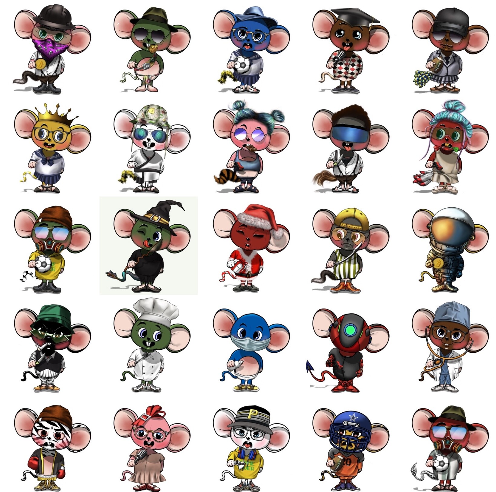 ArtStation - Baby Mice NFT project for Client