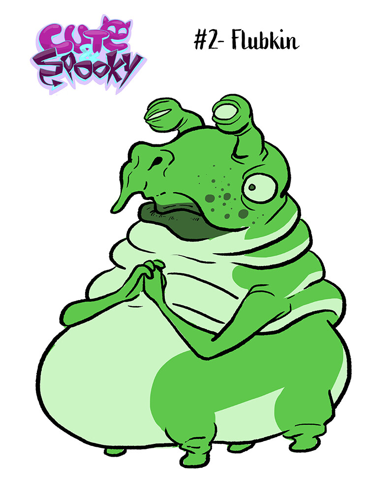 ArtStation - Cute Spooky Monster- Flubkin
