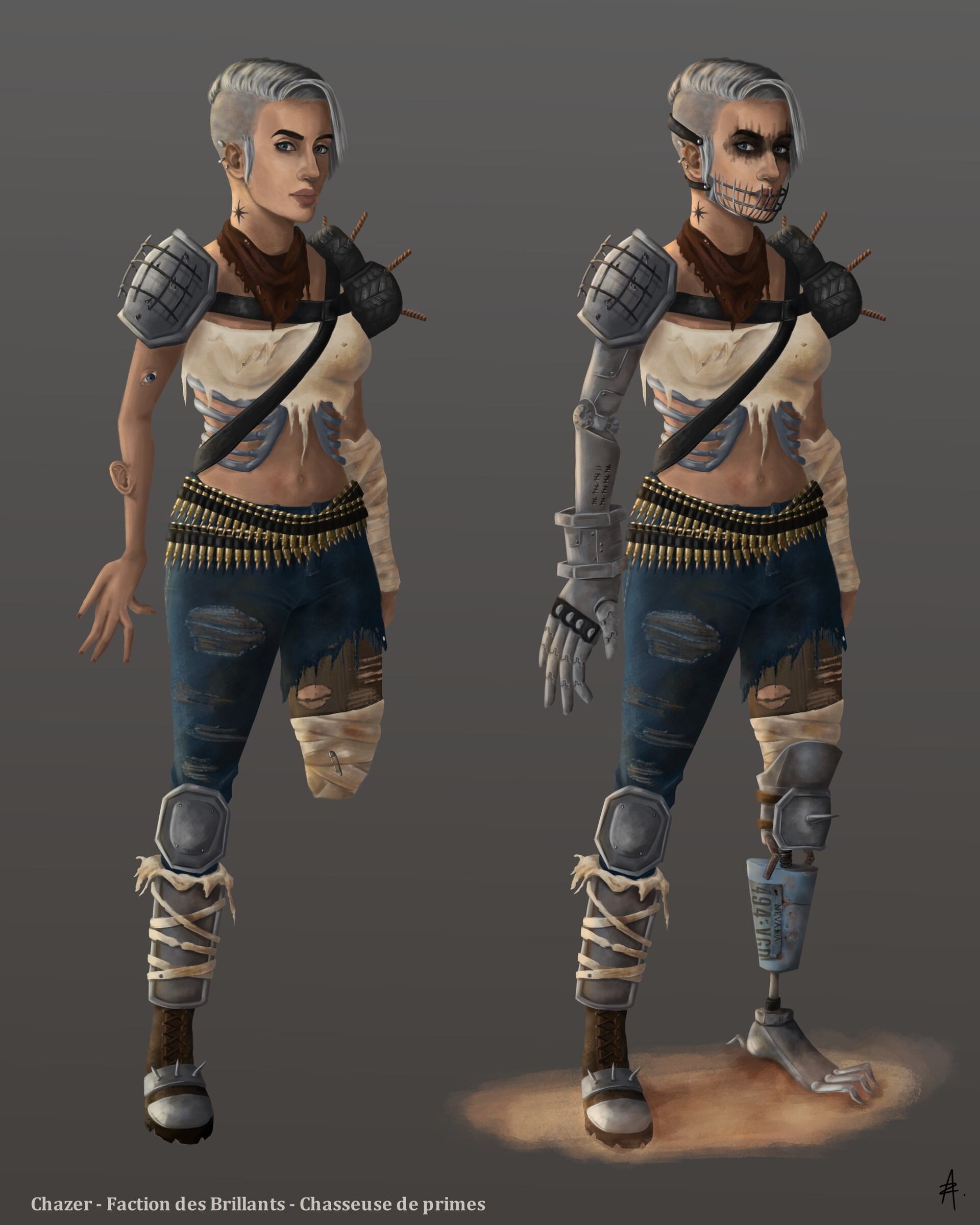 ArtStation - Chazer, the bounty hunter