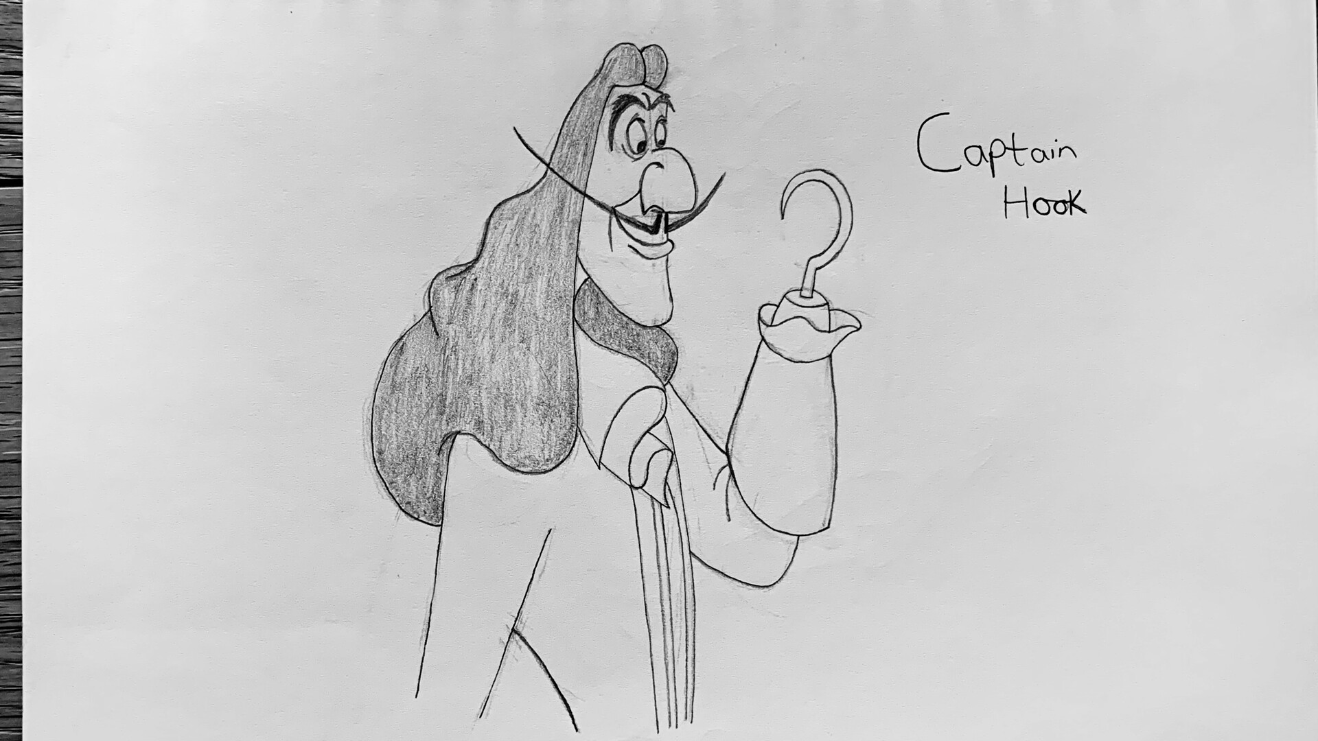 ArtStation - Captain Hook - Disney Sketchbook on Disney+