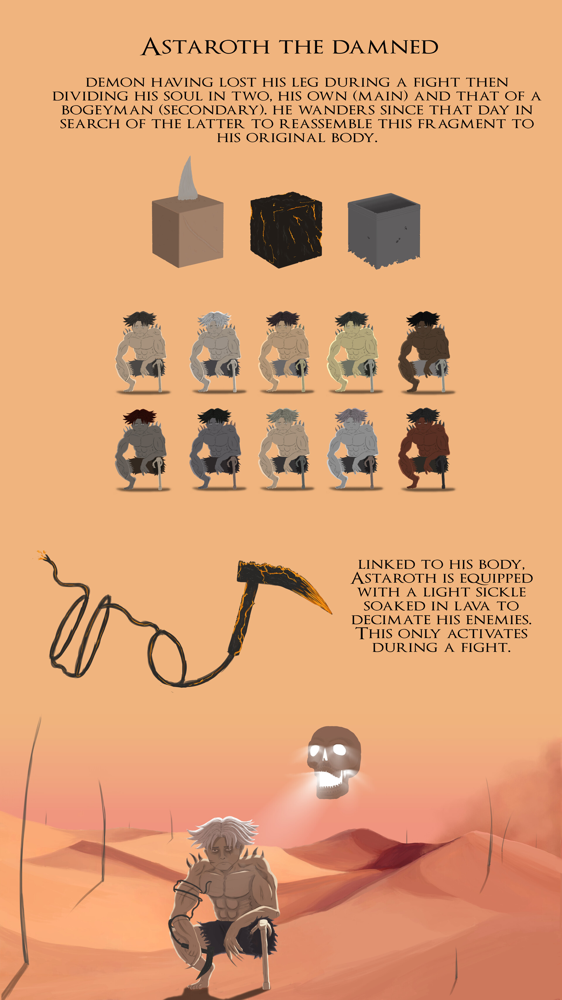 ArtStation - Astaroth the damned