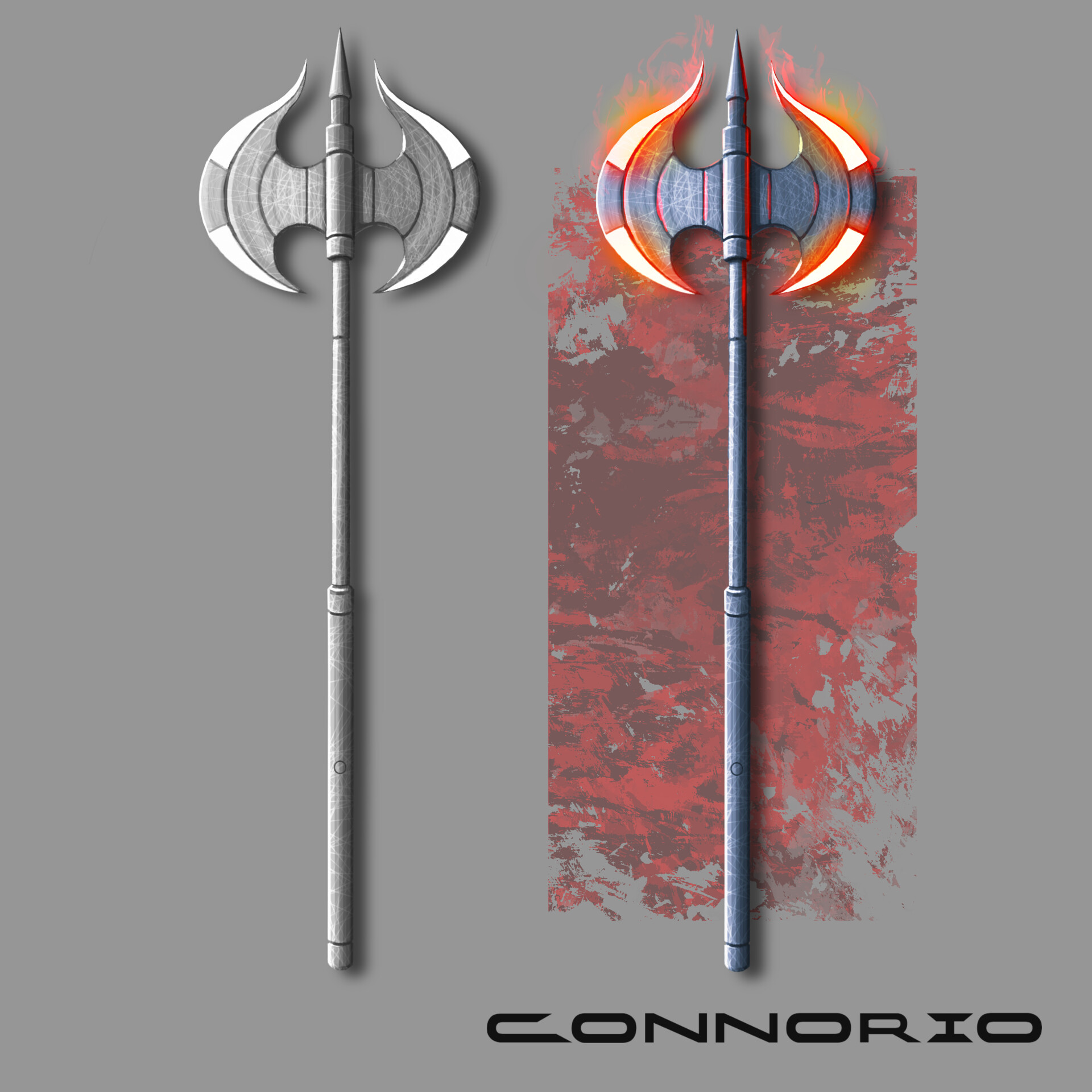 ArtStation - Devil Connorio Battle Axe
