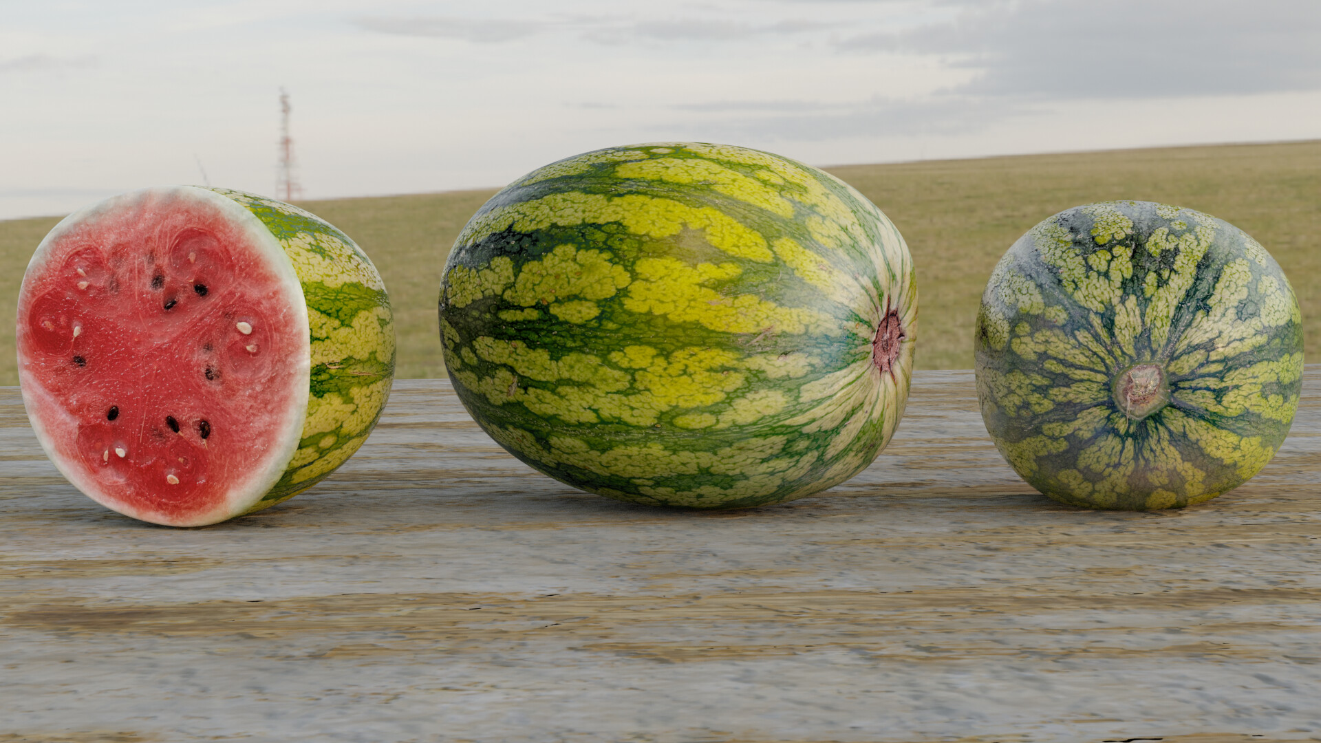 ArtStation - 3D Watermelon