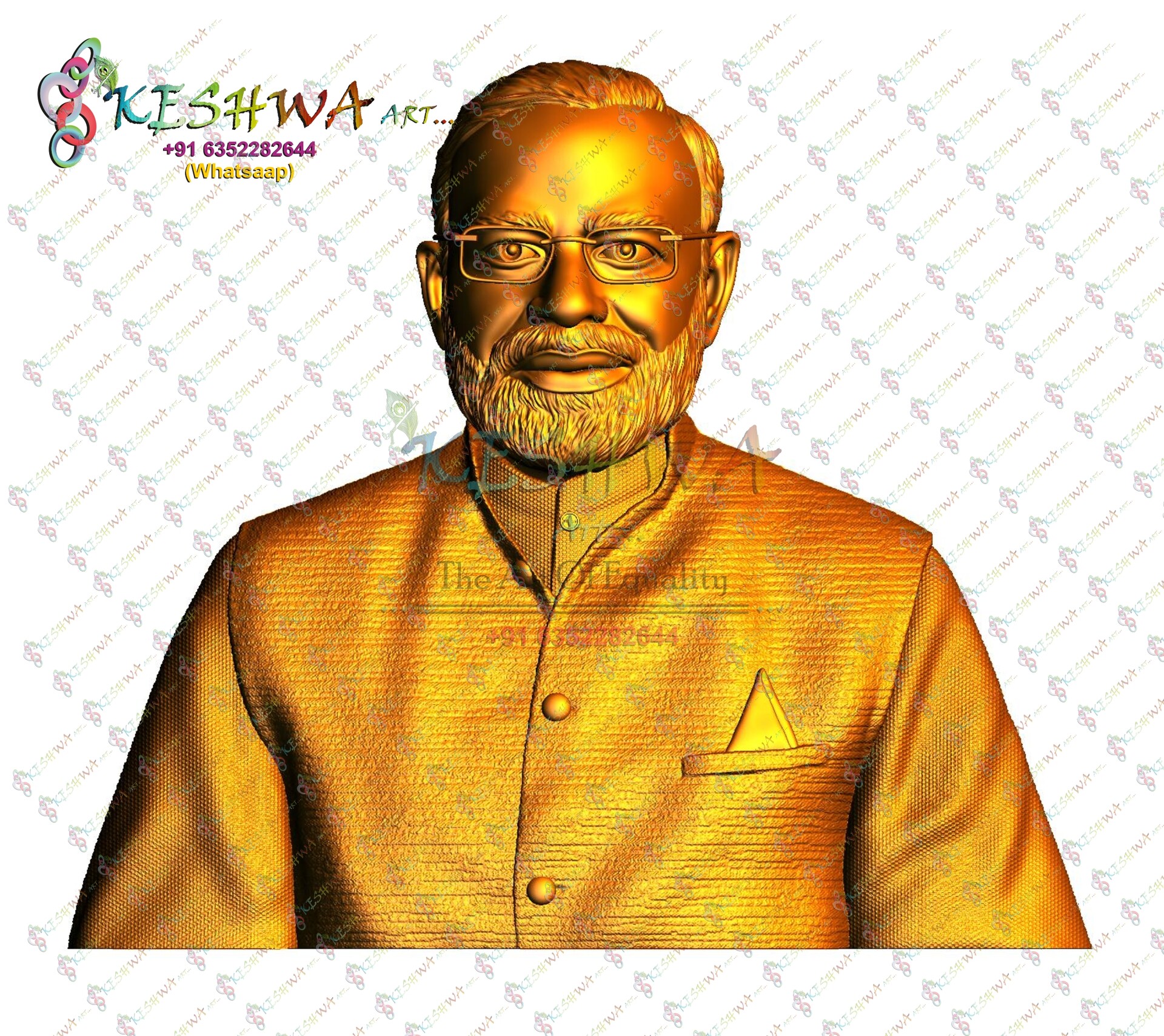 ArtStation - narendra modi 3d stl model bas relief for cnc router and ...