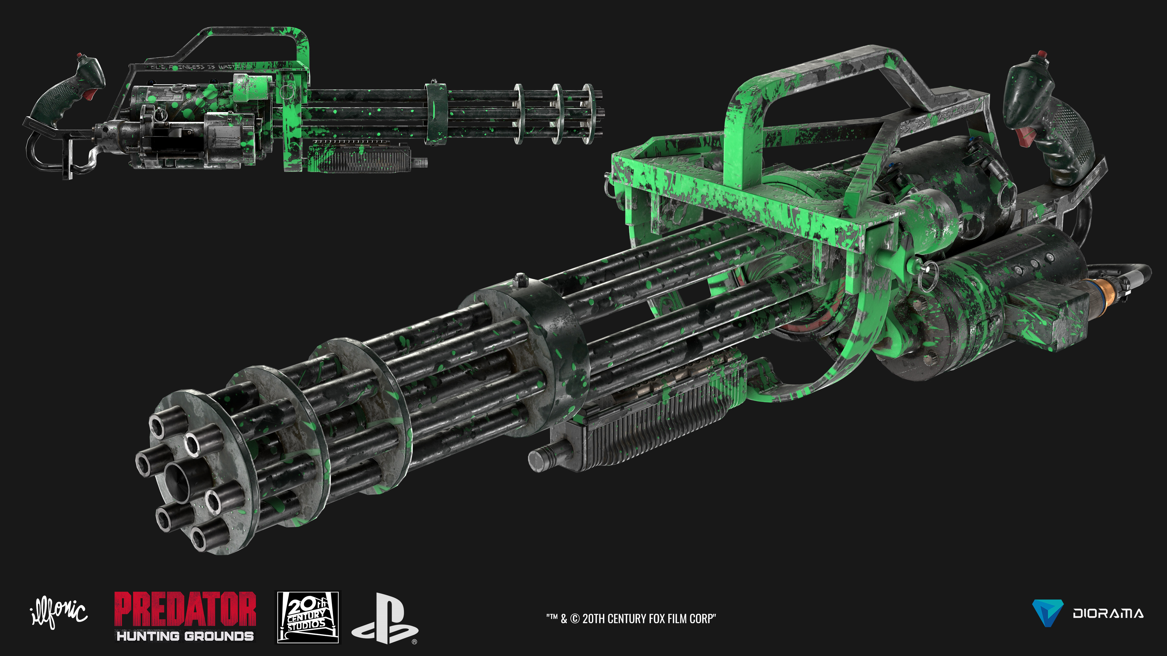 Diorama Digital - PREDATOR: Hunting Grounds - Guns