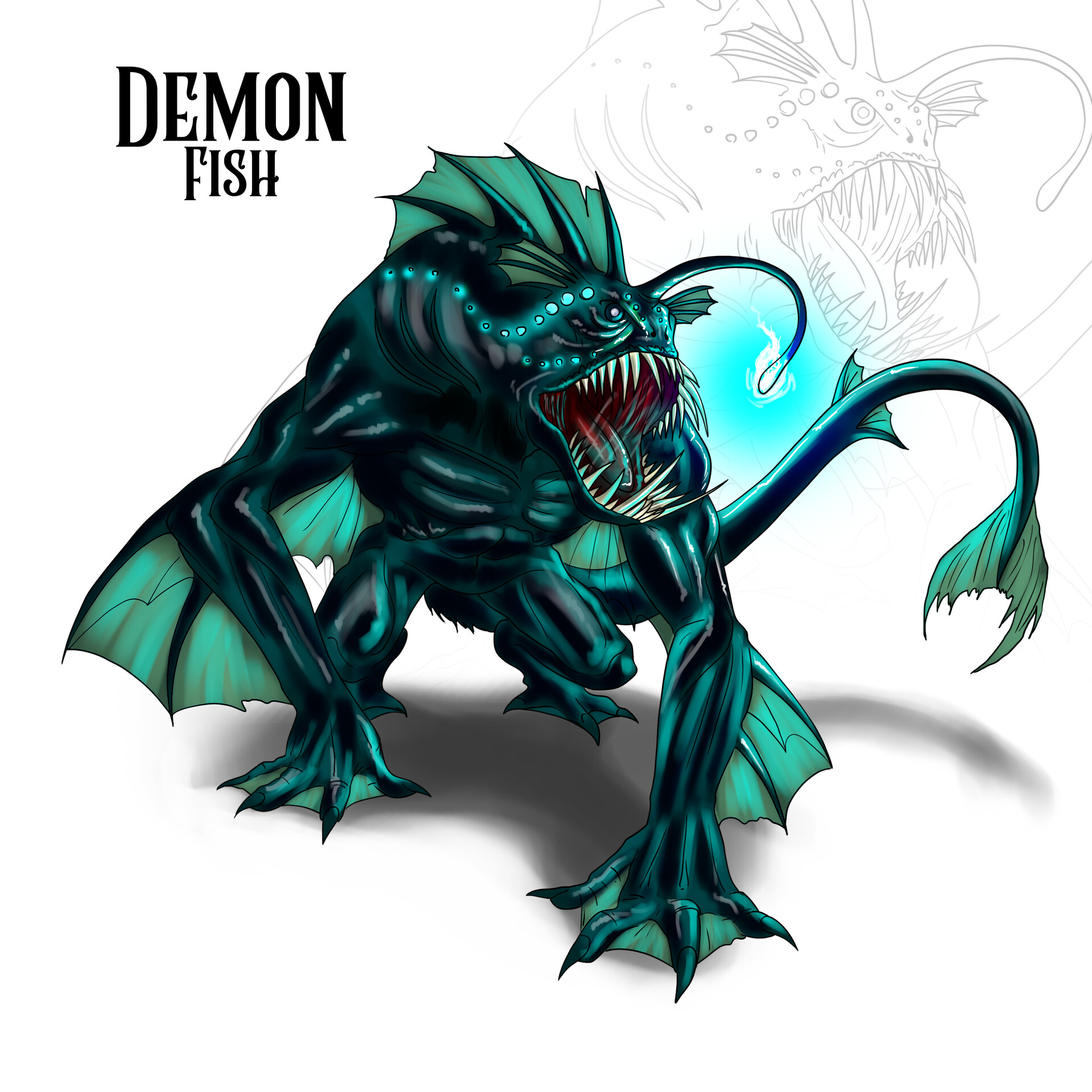 ArtStation - Demon Fish