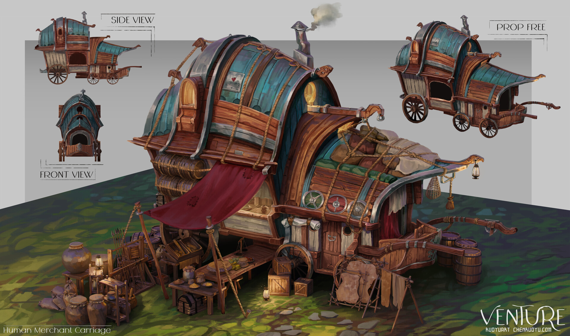 ArtStation - Venture Merchant Carriage