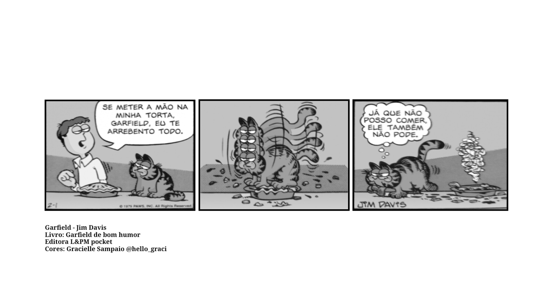 Garfield Comic Strips Black And White