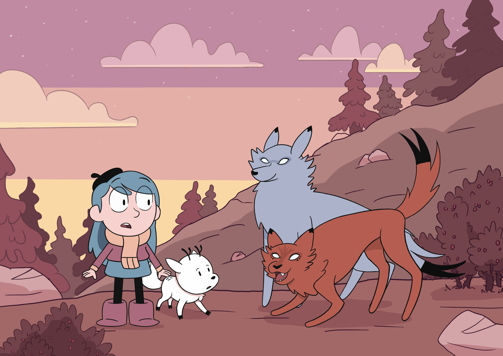 ArtStation - Hilda: Wolfwalkers