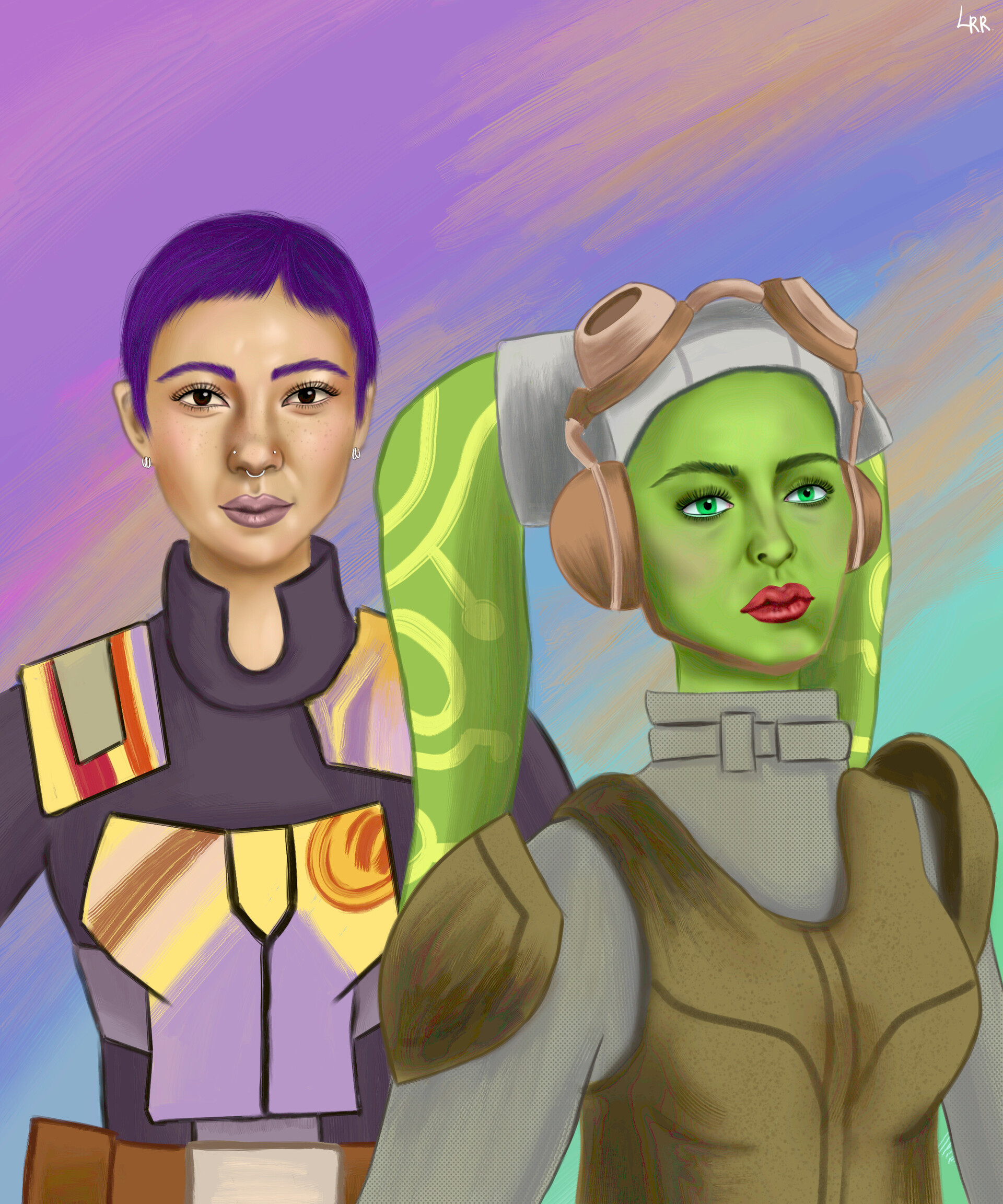 ArtStation - Hera Syndulla and Sabine Wren