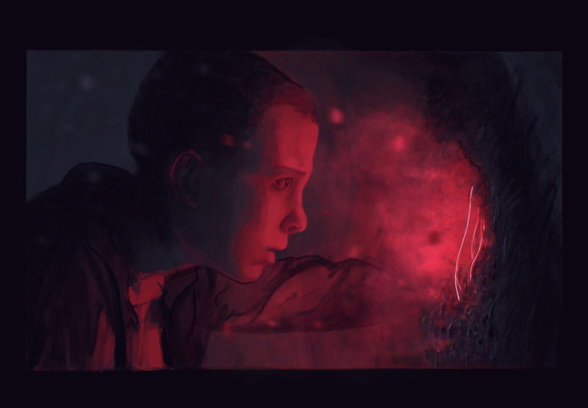 ArtStation - Eleven Stranger Things