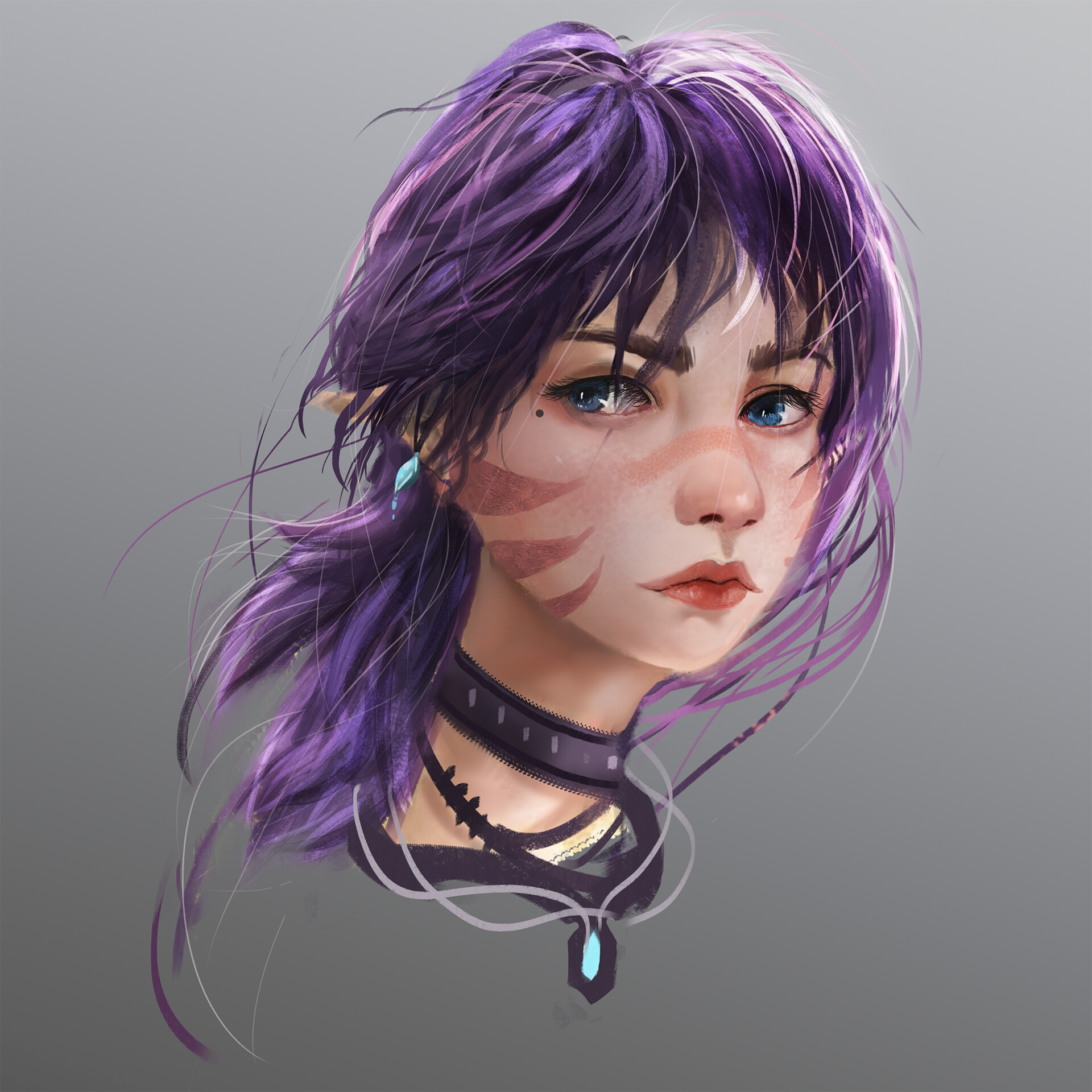 ArtStation - Character avatar practice!