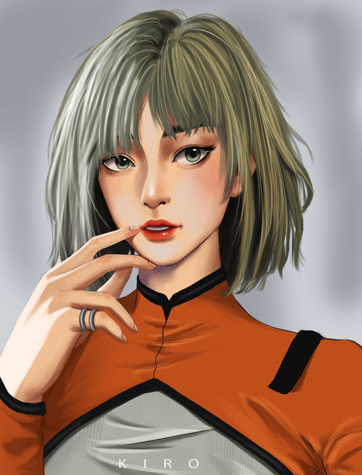 The Art Of Kiro - Original character portrait practice