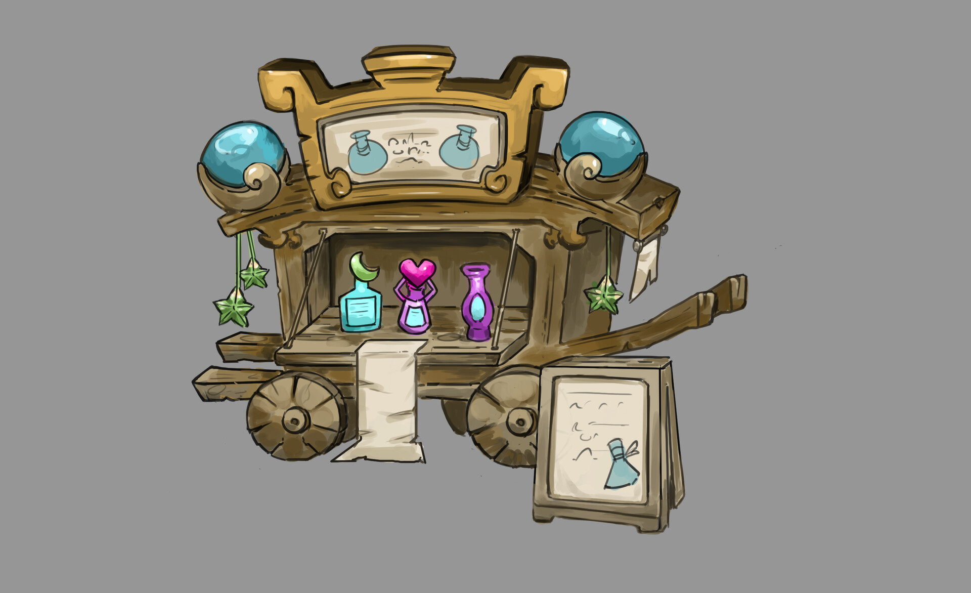 ArtStation - Magic Seller Caravan
