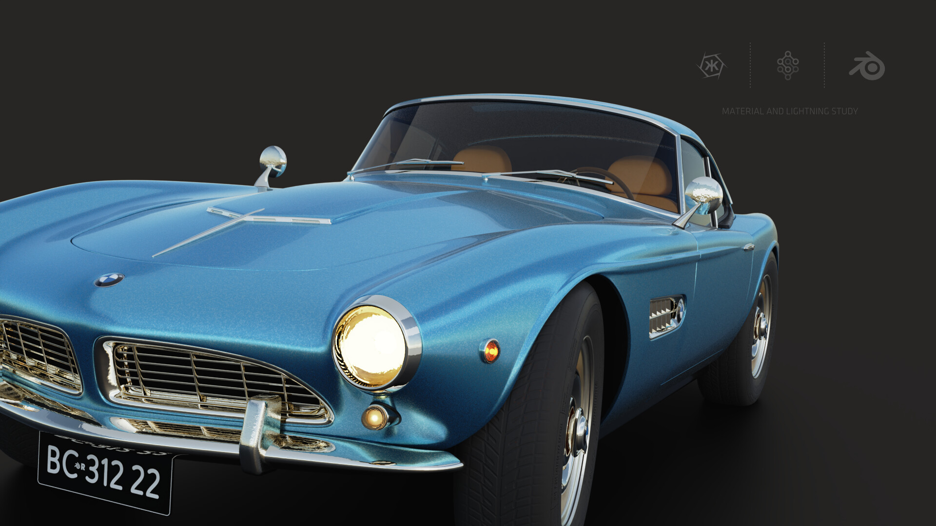 ArtStation - Car lightning study