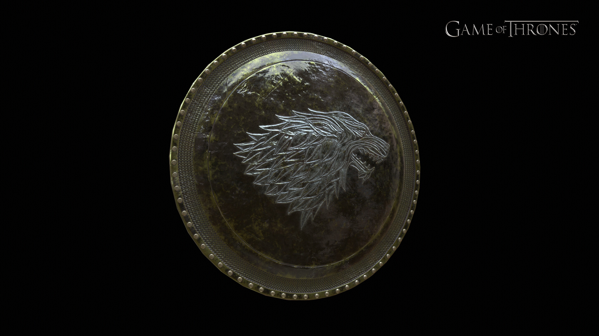 Junho Kim - [Game of throne] Stark Shield 3D modeling