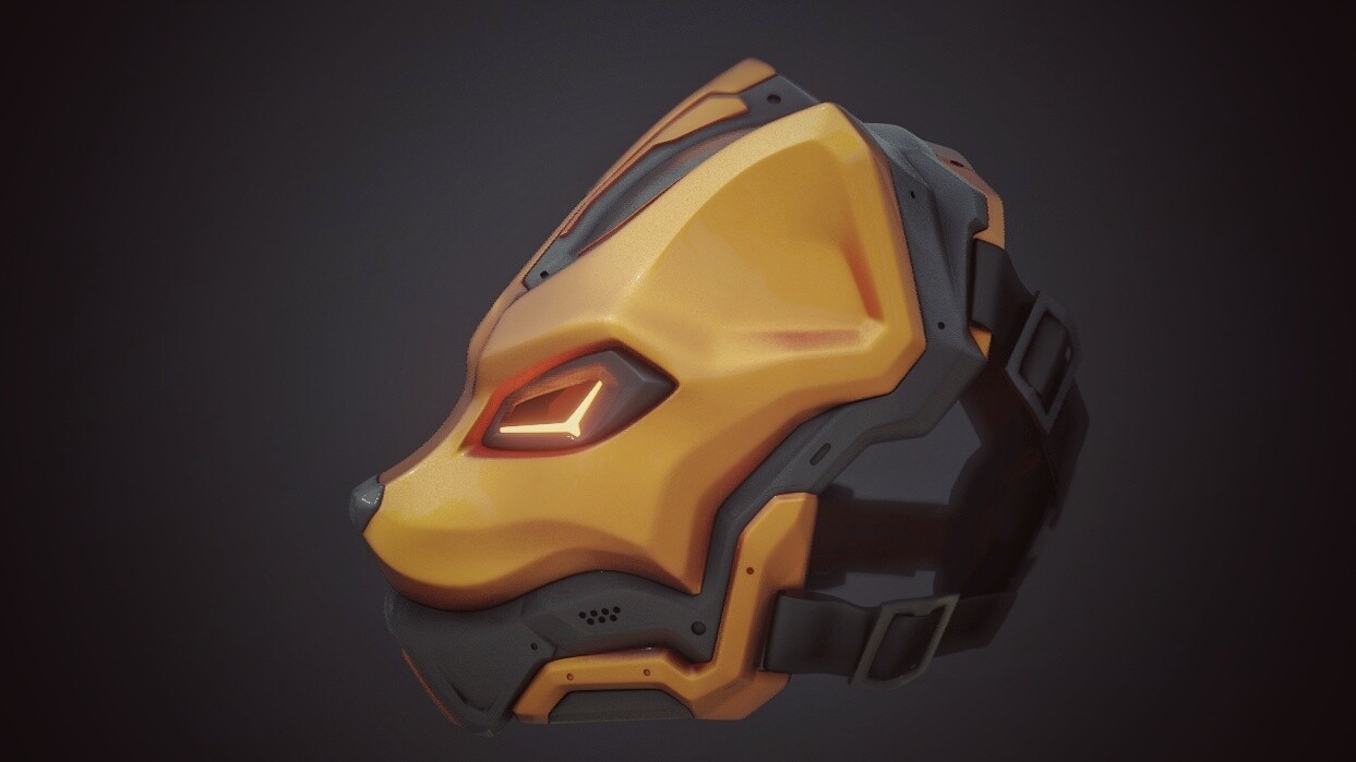 Ruslan Asanov - EvoFox - cosplay mask project