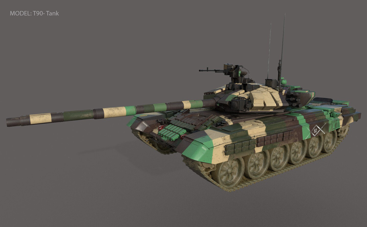 ArtStation - T-90 Tank
