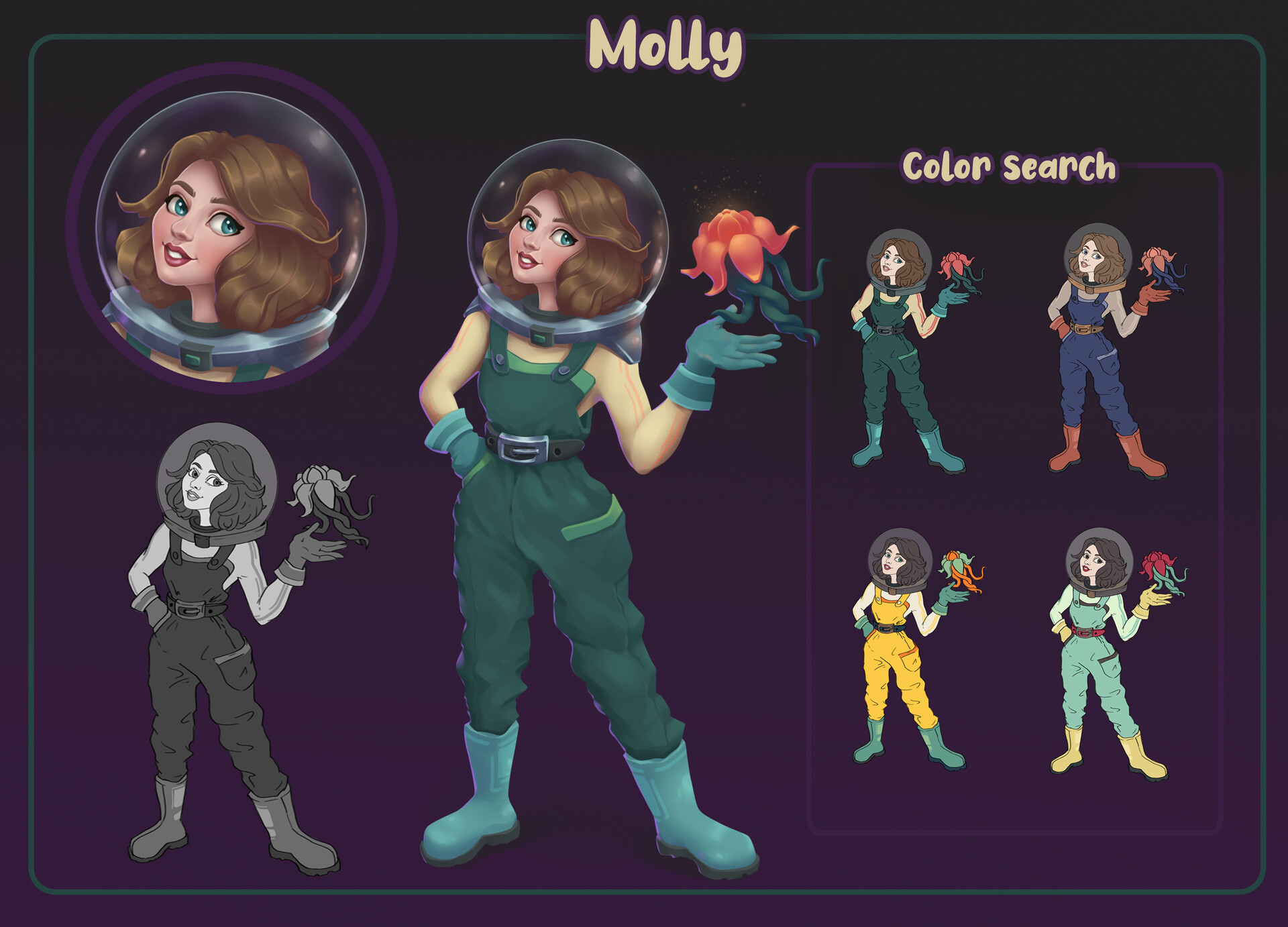 ArtStation - 2D Characher design for casual mobile game