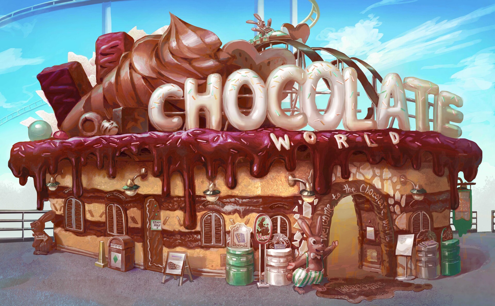 ArtStation - Chocolate shop