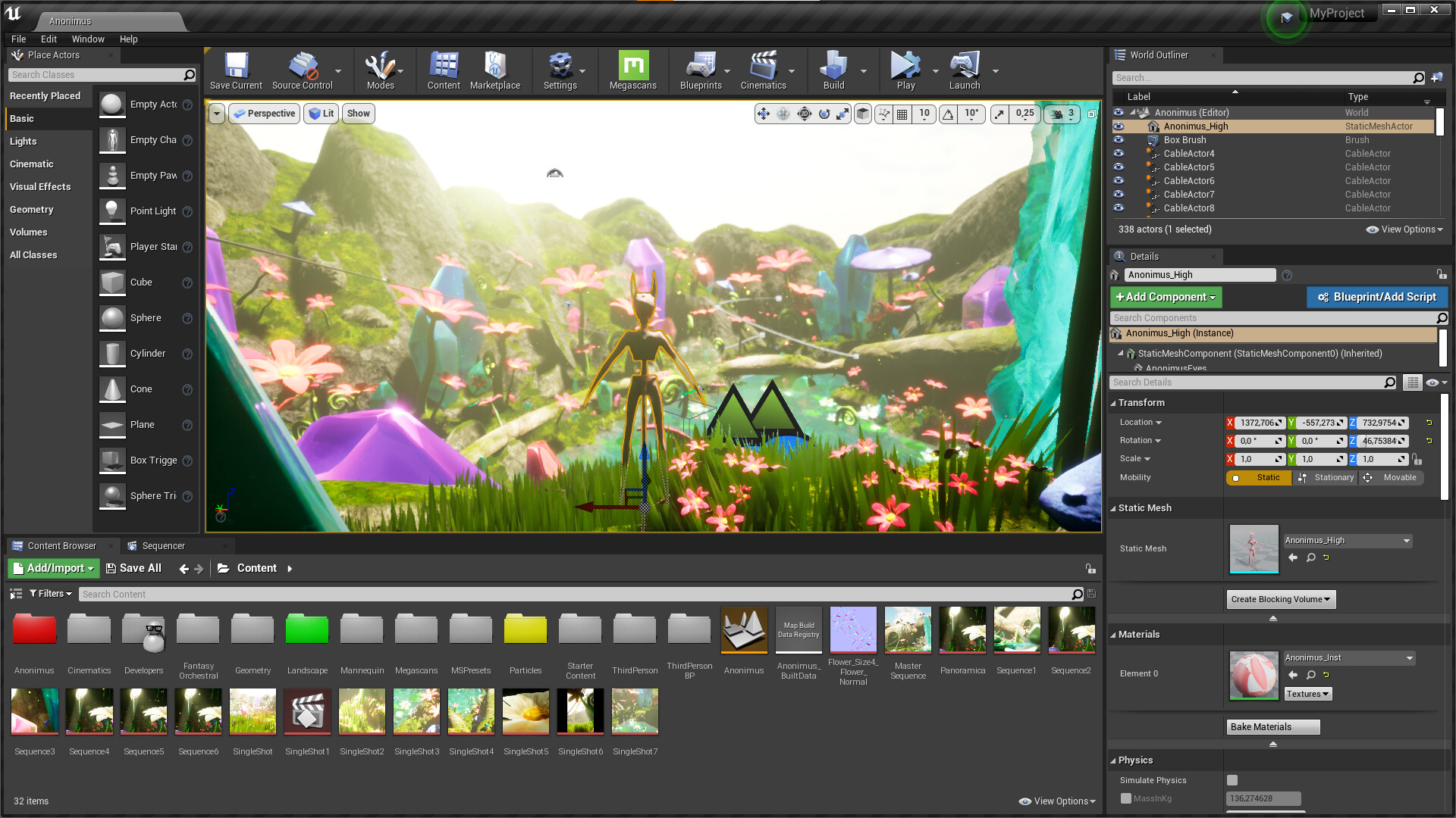 ArtStation - Crystal Garden, Unreal Engine screenshots