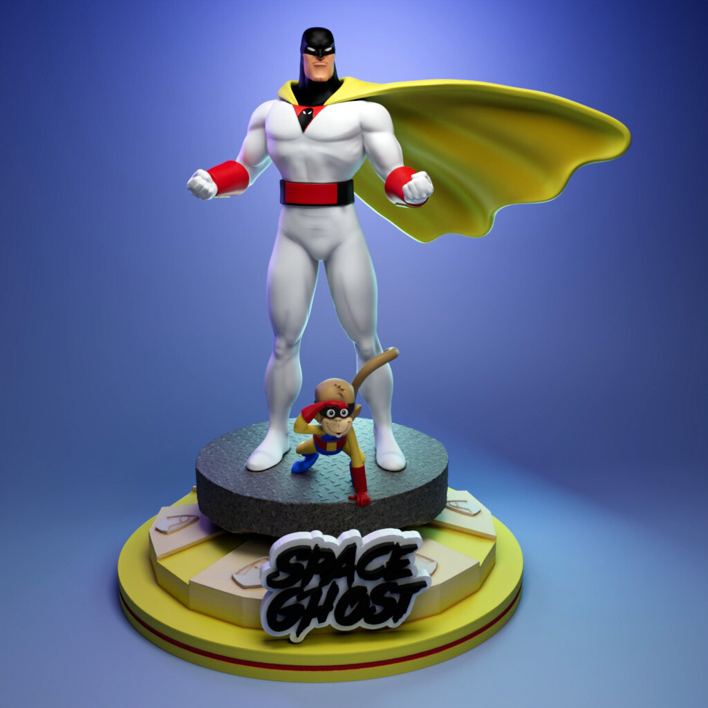 ArtStation - Space Ghost - For 3d Printing