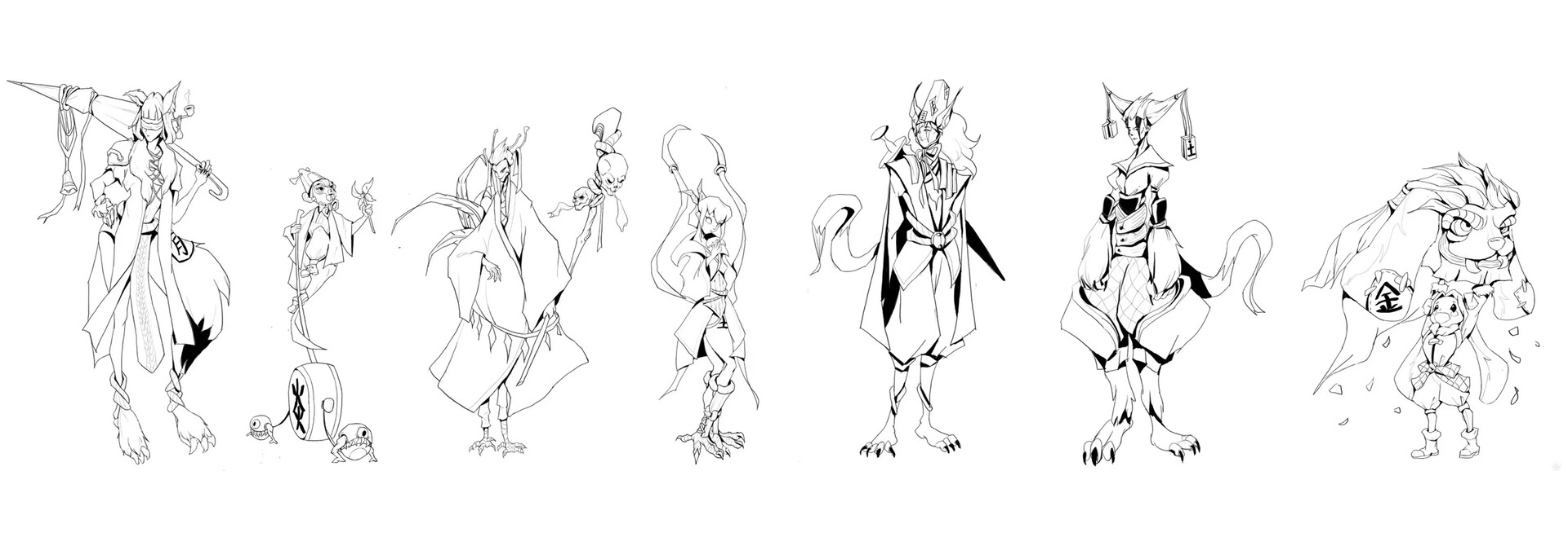 ArtStation - Characterline artwork practice 😘