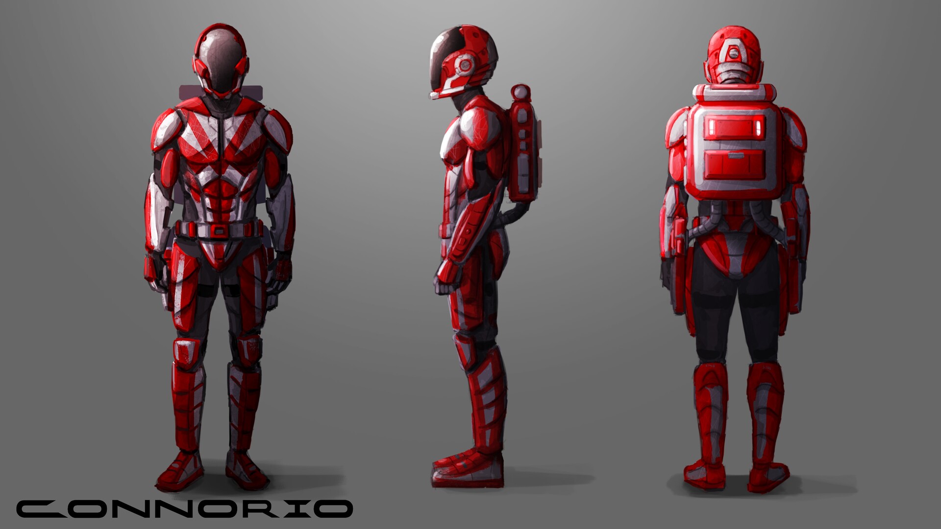 ArtStation - Japanese Knight Character Design