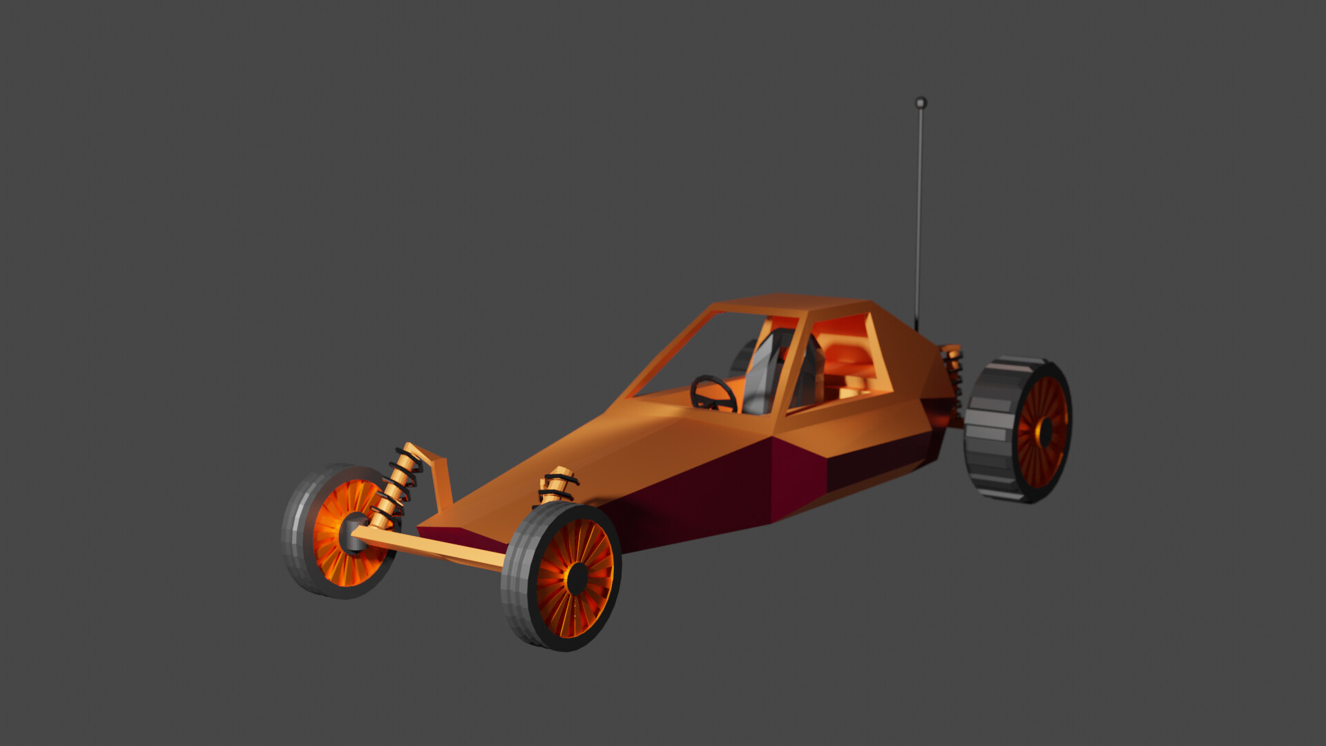 ArtStation - Low Poly RC Car