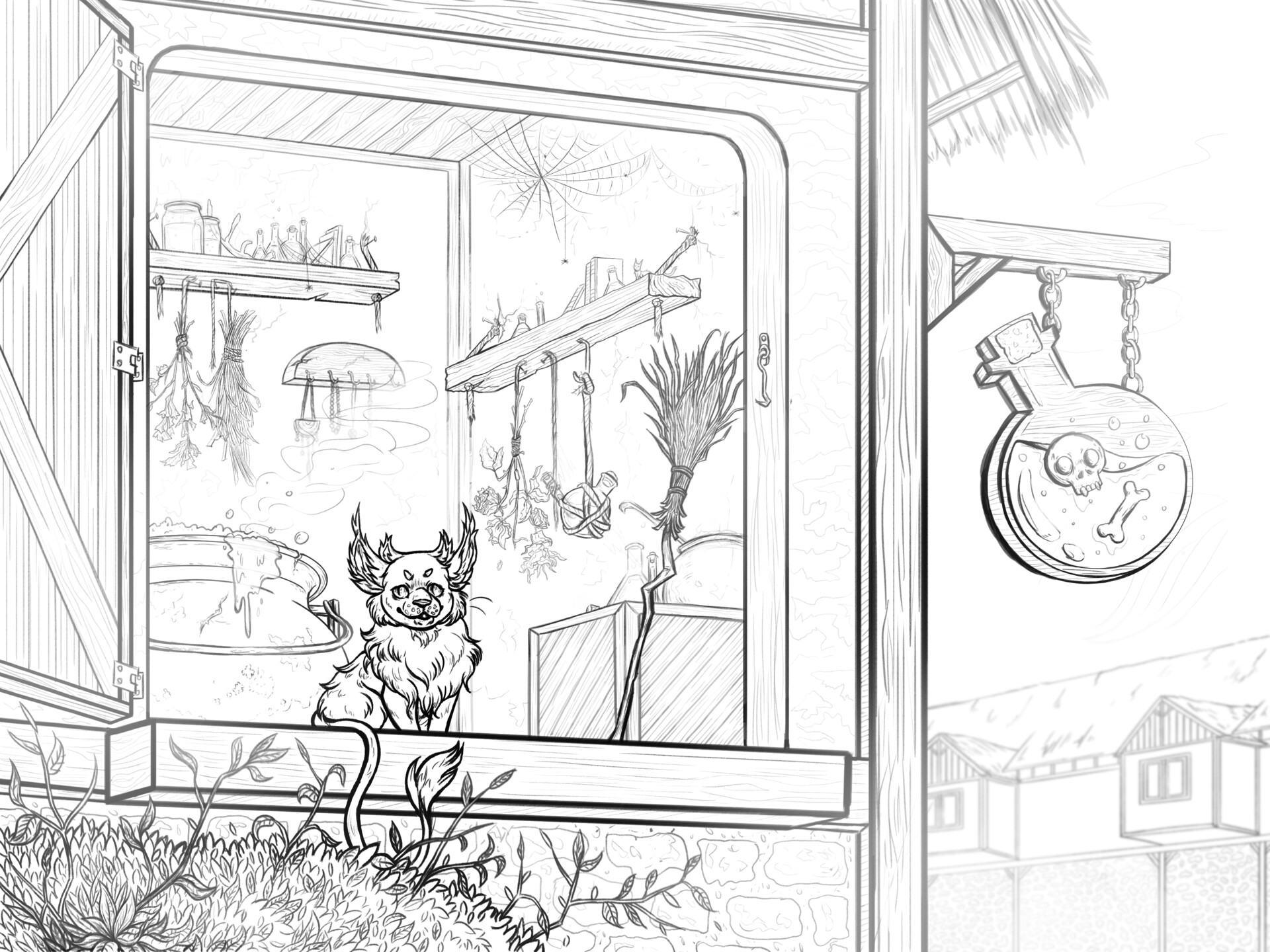 ArtStation - Witches Workshop Design