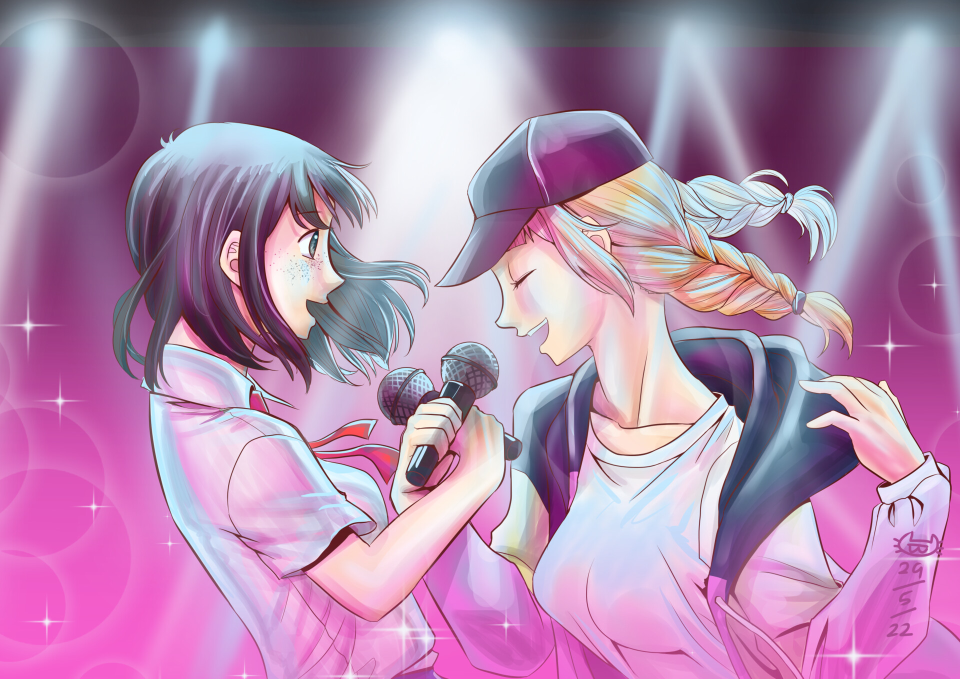 ArtStation - EIKO sing with Suzu