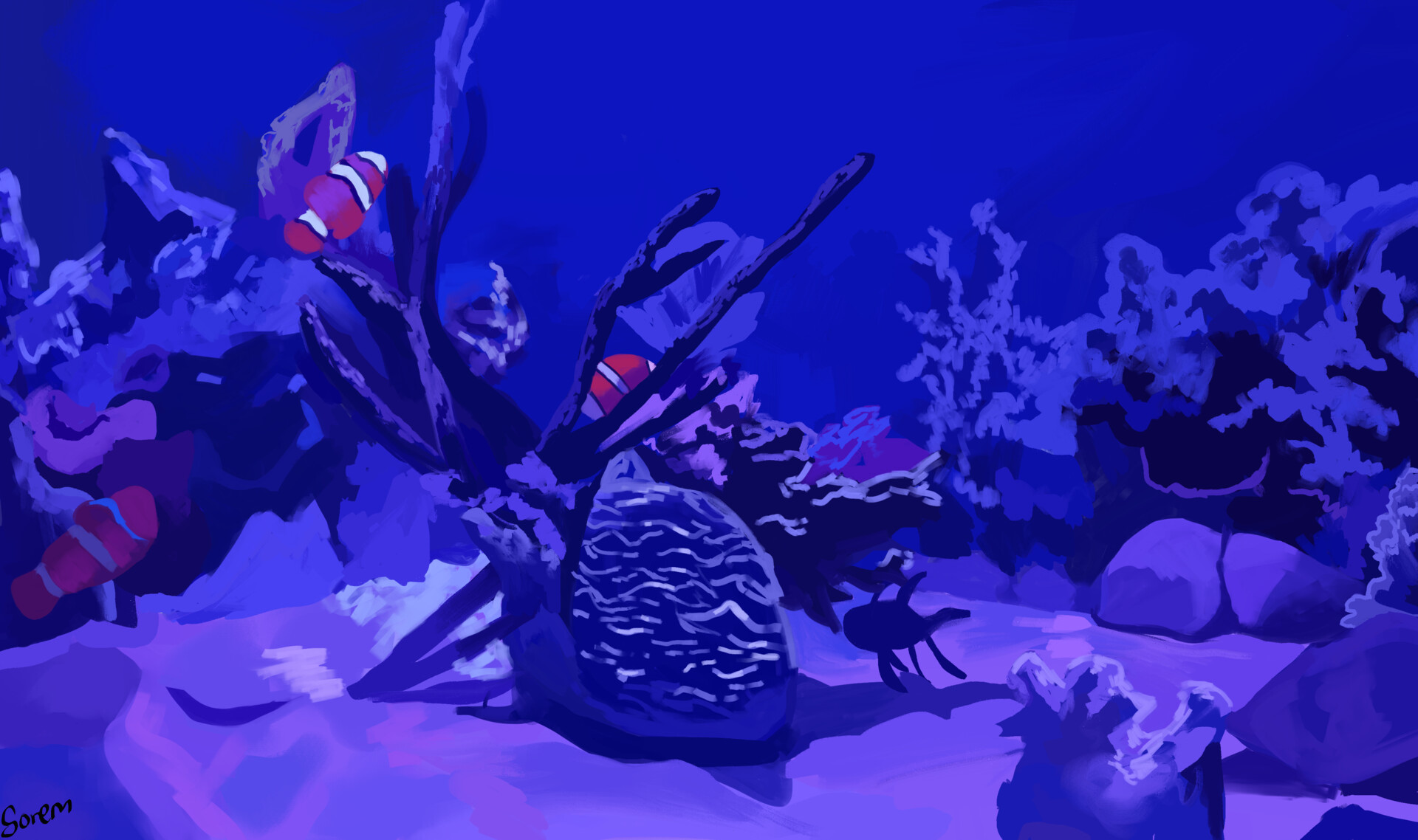 ArtStation - Blue paradise