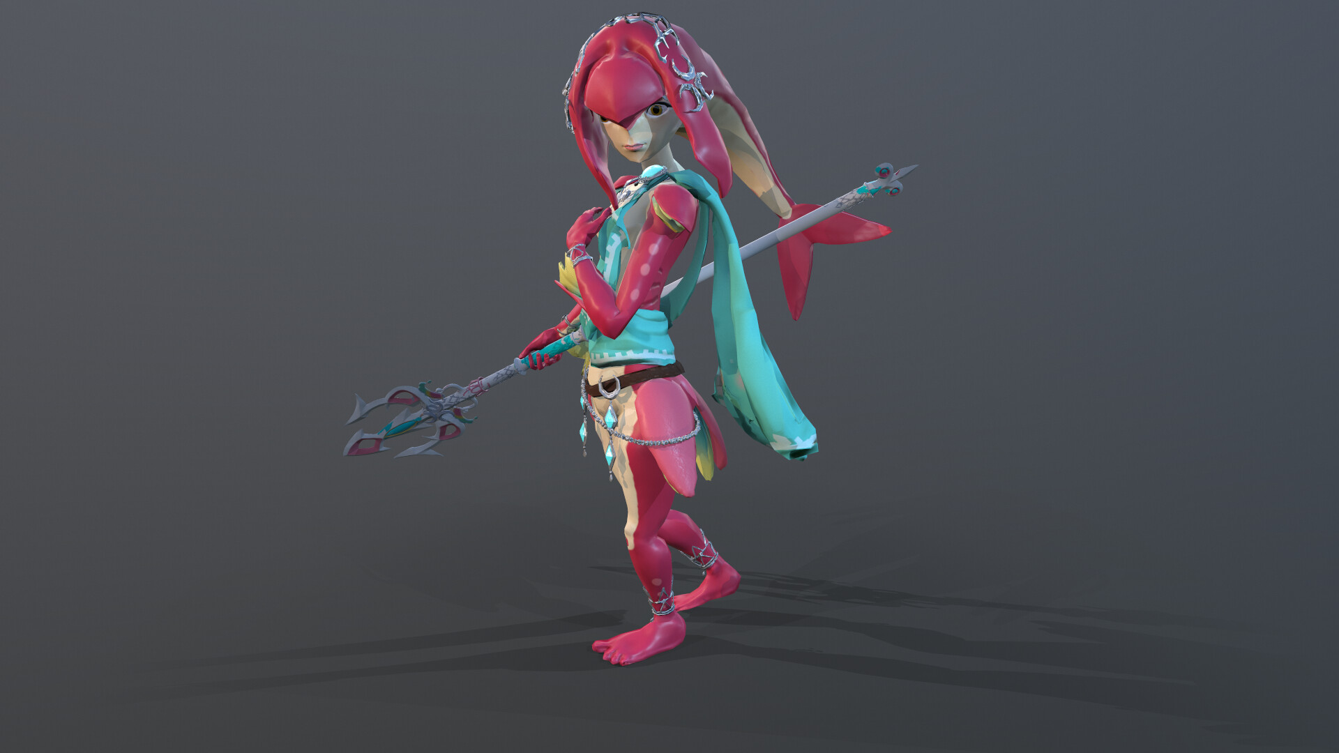 ArtStation - Mipha Modeling