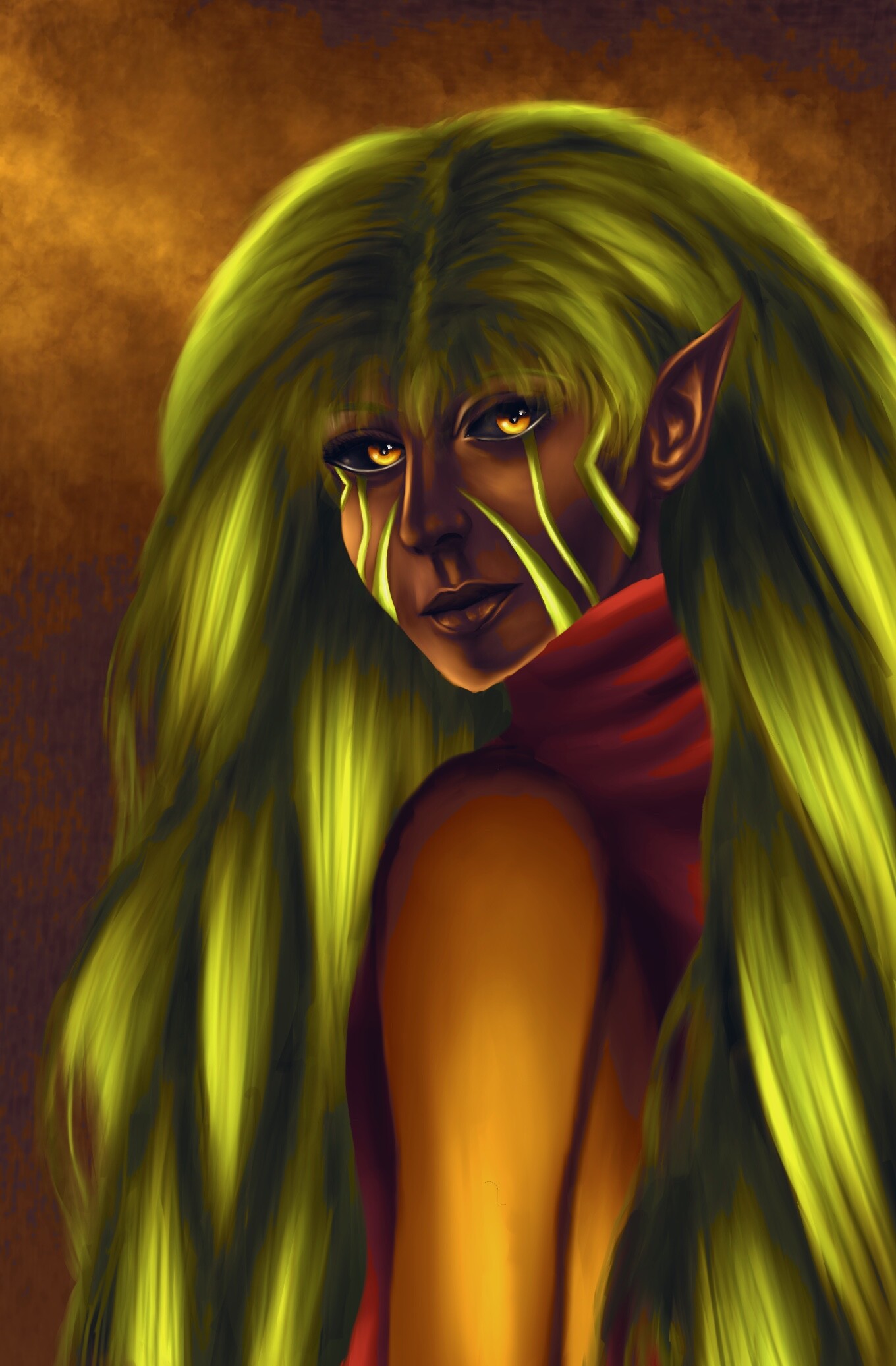 ArtStation - Wisteria- Earth Genasi Bard/Cleric