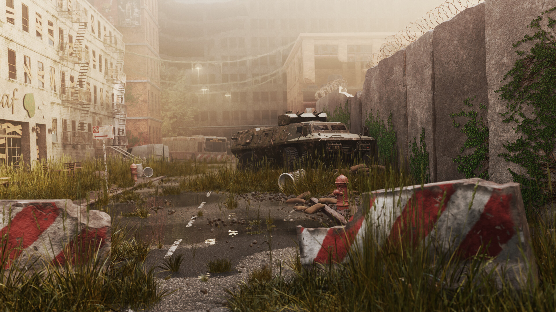 Post Apocalyptic City Street