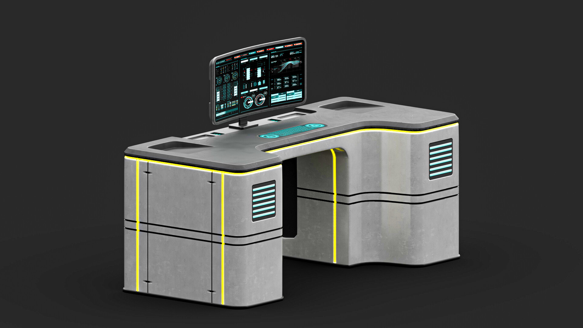 ArtStation - Scifi Desk