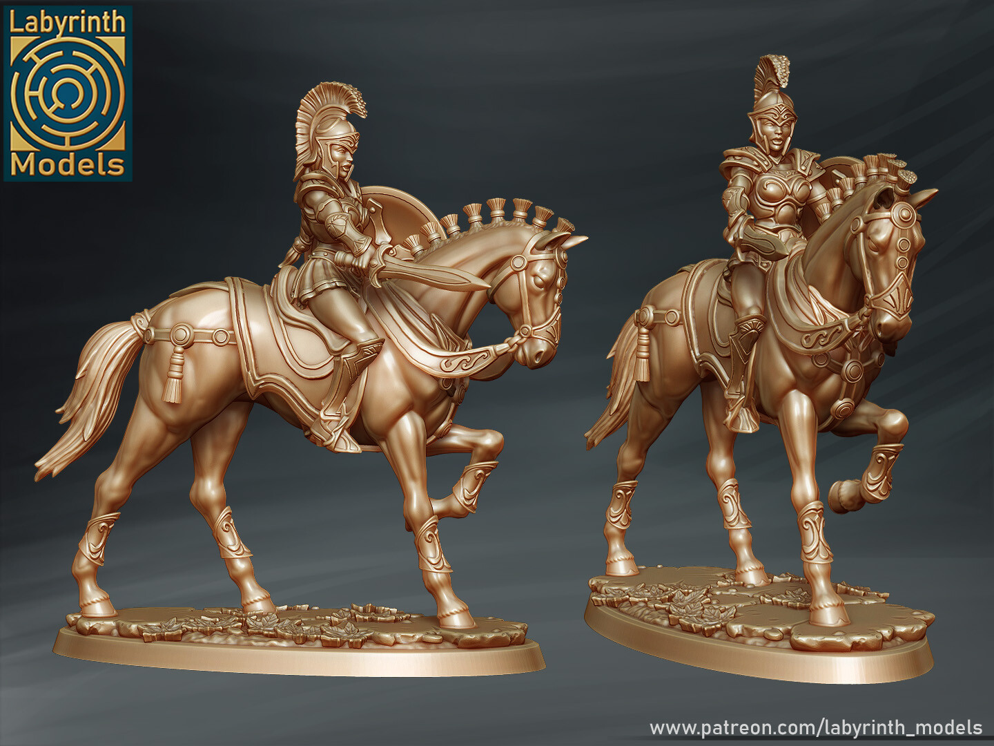 Labyrinth Models - Daughters of Athena Cavalry
