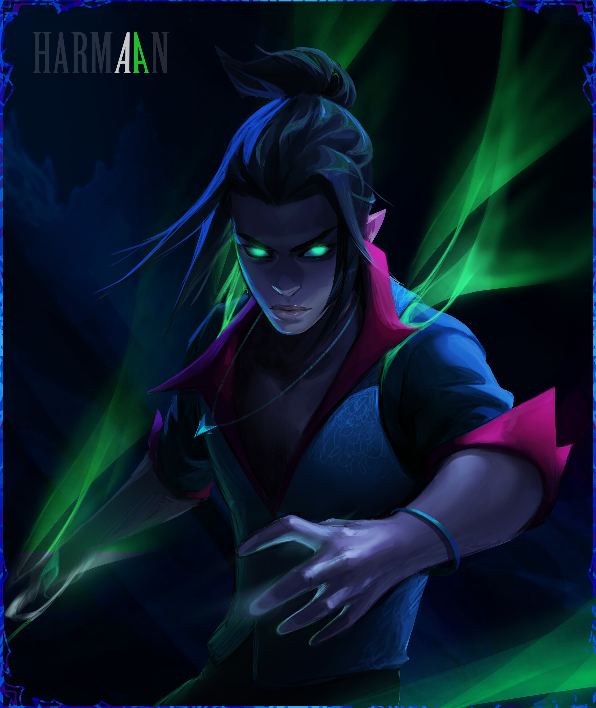 ArtStation - Warlock and Patron 2